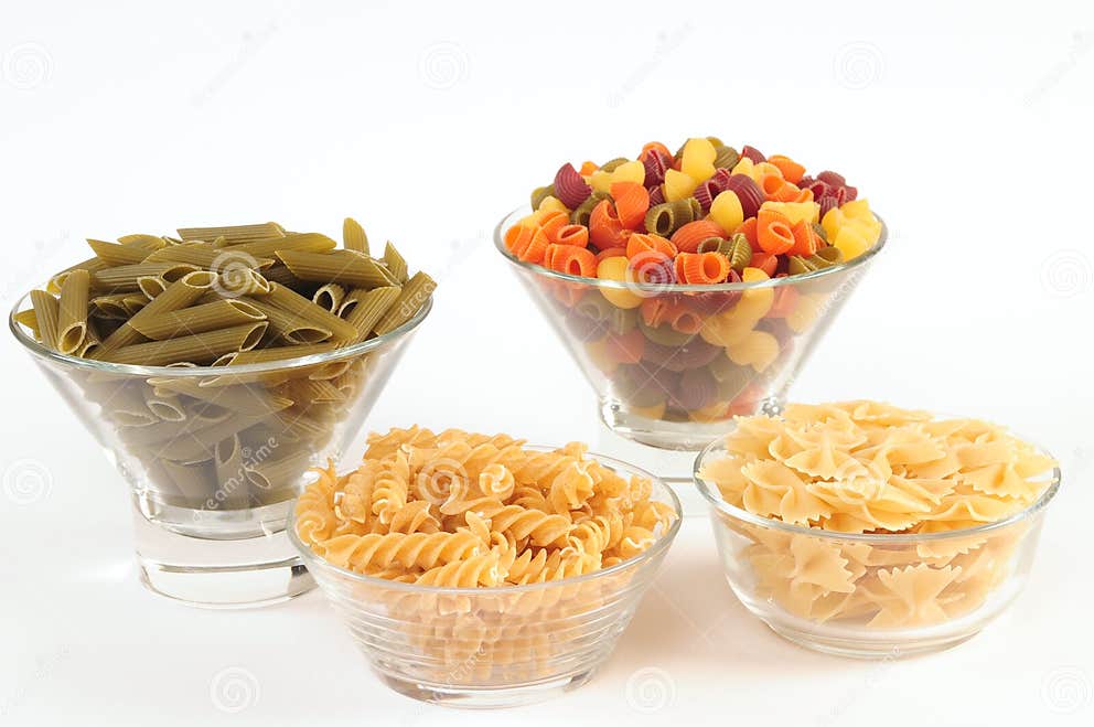 Pasta. stock image. Image of vegetarian, spiral, ingredients - 13101115