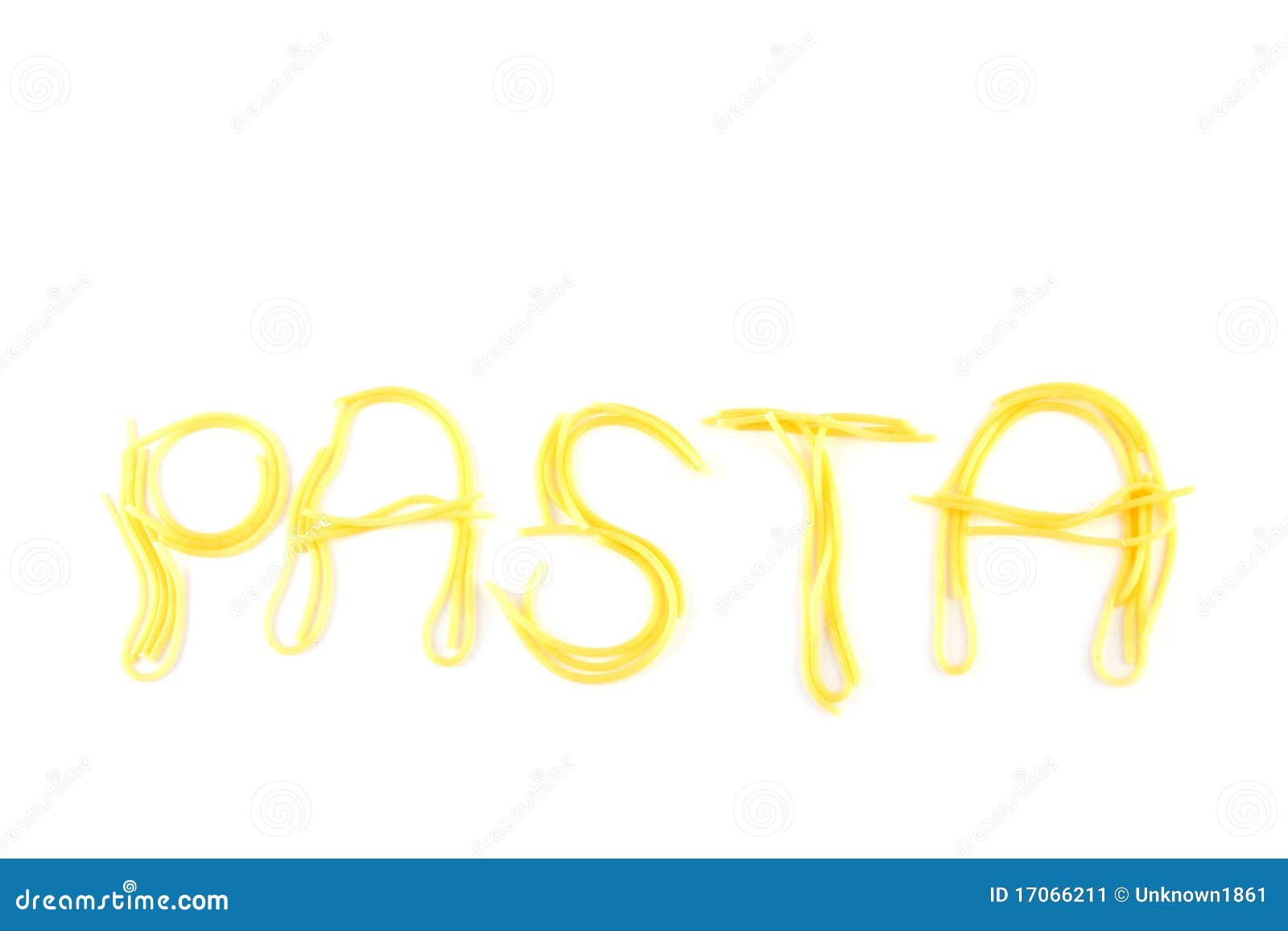 Pasta stock image. Image of pasta, writing, word, spaghetti - 17066211