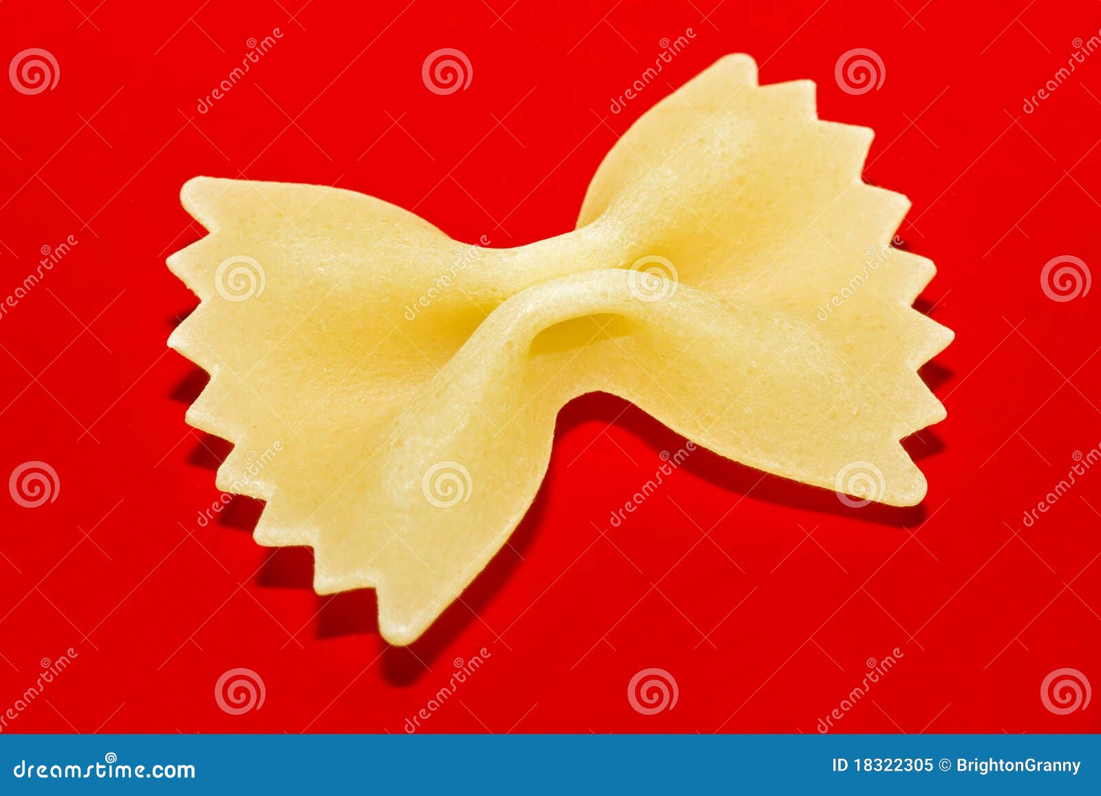 Farfalloni pasta stock image. Image of carbohydrate, pasta - 18322305