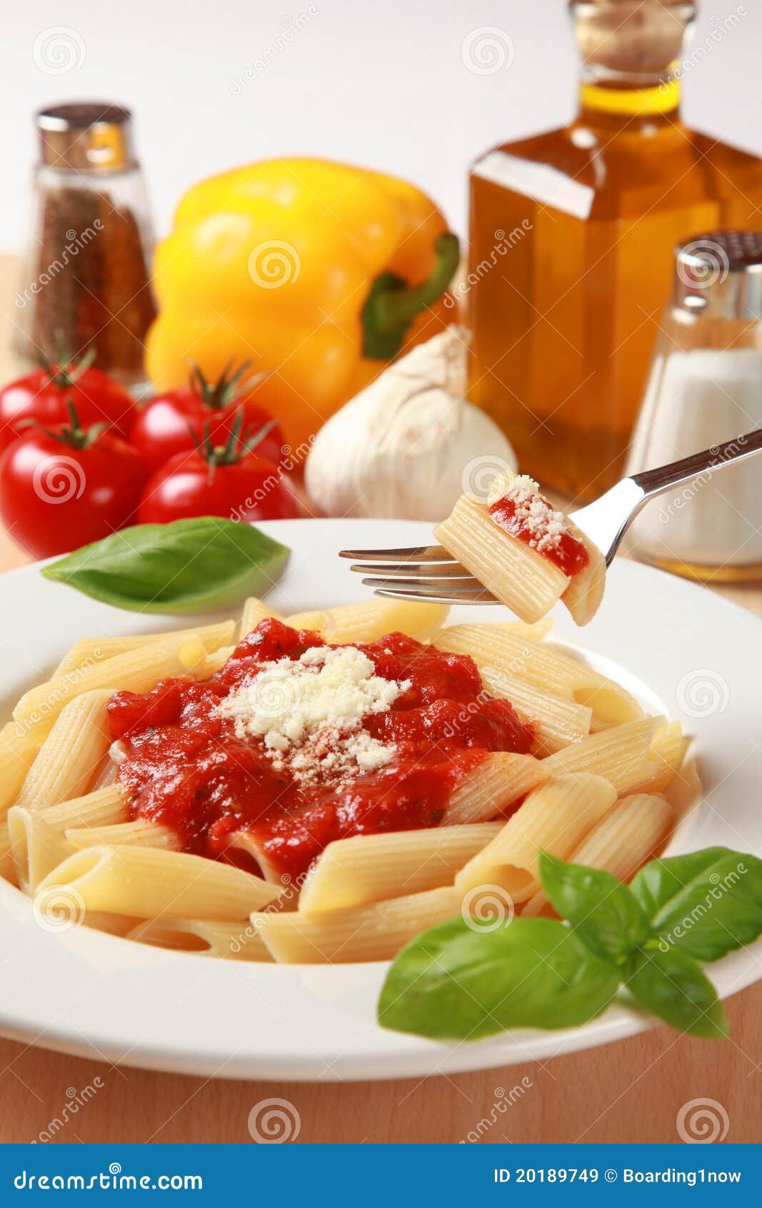 Pasta stock image. Image of vegetarian, italian, plate - 20189749