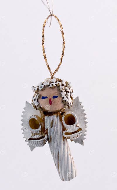 Pasta angel decoration stock photo. Image of isolated - 7337432
