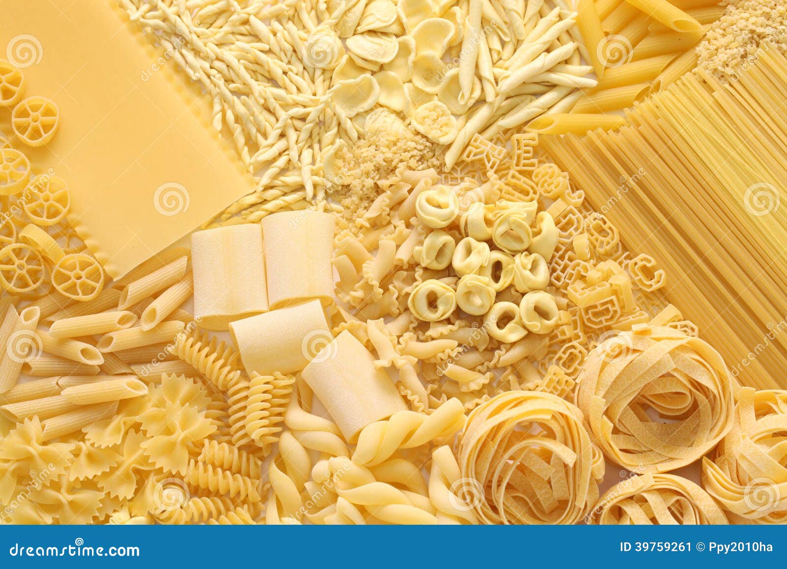 Pasta assortment stock image. Image of food, italian - 39759261