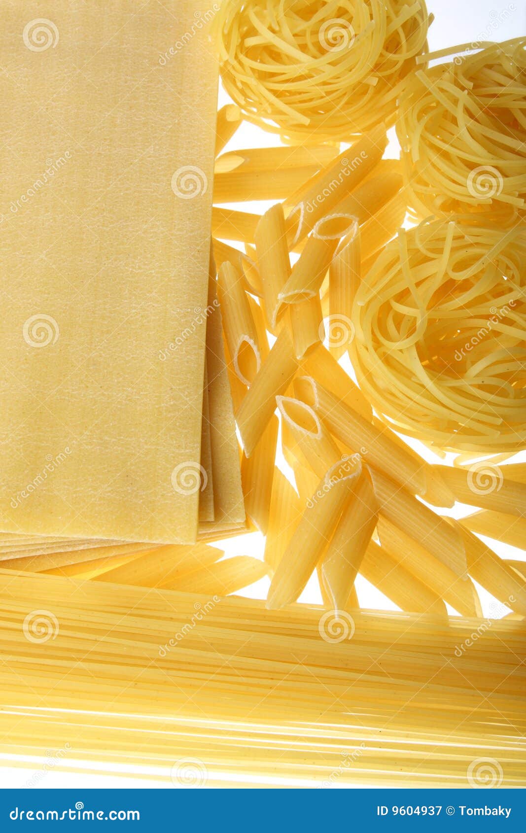 Pasta background stock image. Image of dinner, close, collection - 9604937