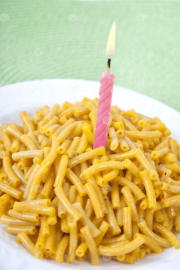 Pasta Birthday stock photo. Image of studio, pasta, lunch - 18011612