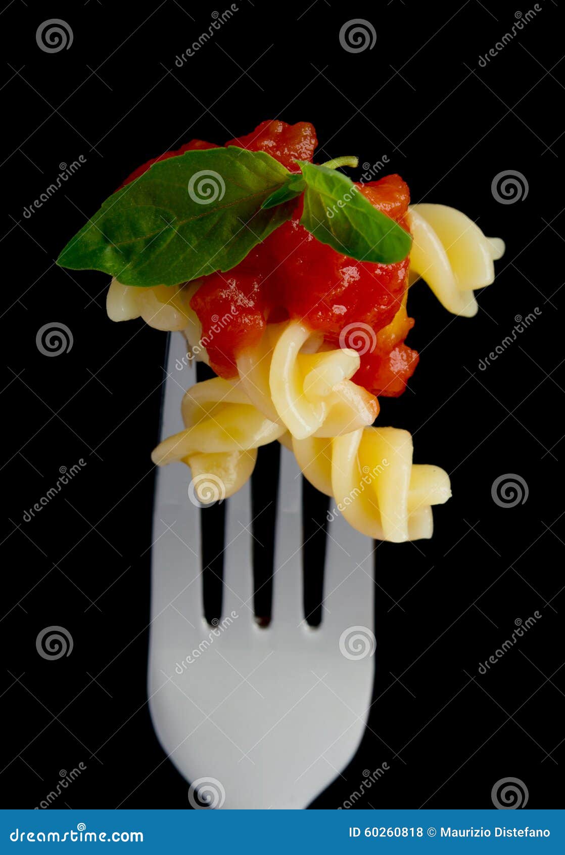 Pasta on black background stock photo. Image of cooked - 60260818