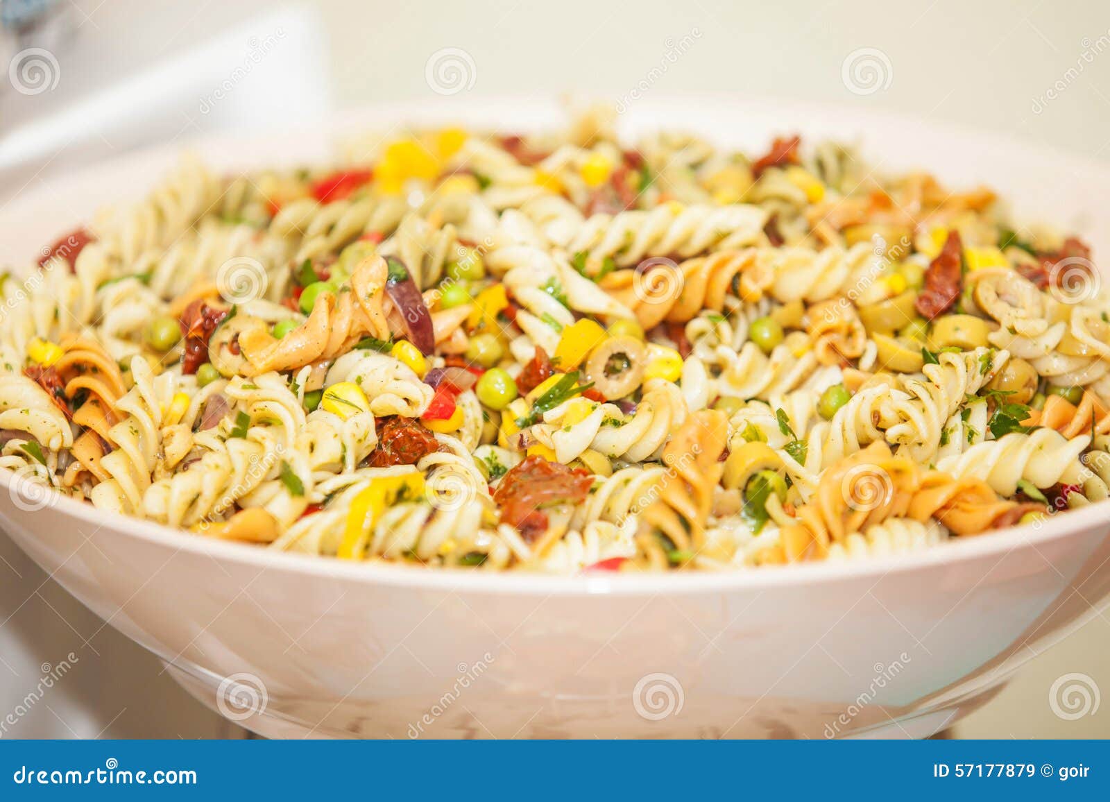 Pasta in a bowl stock image. Image of restaurant, healthy - 57177879