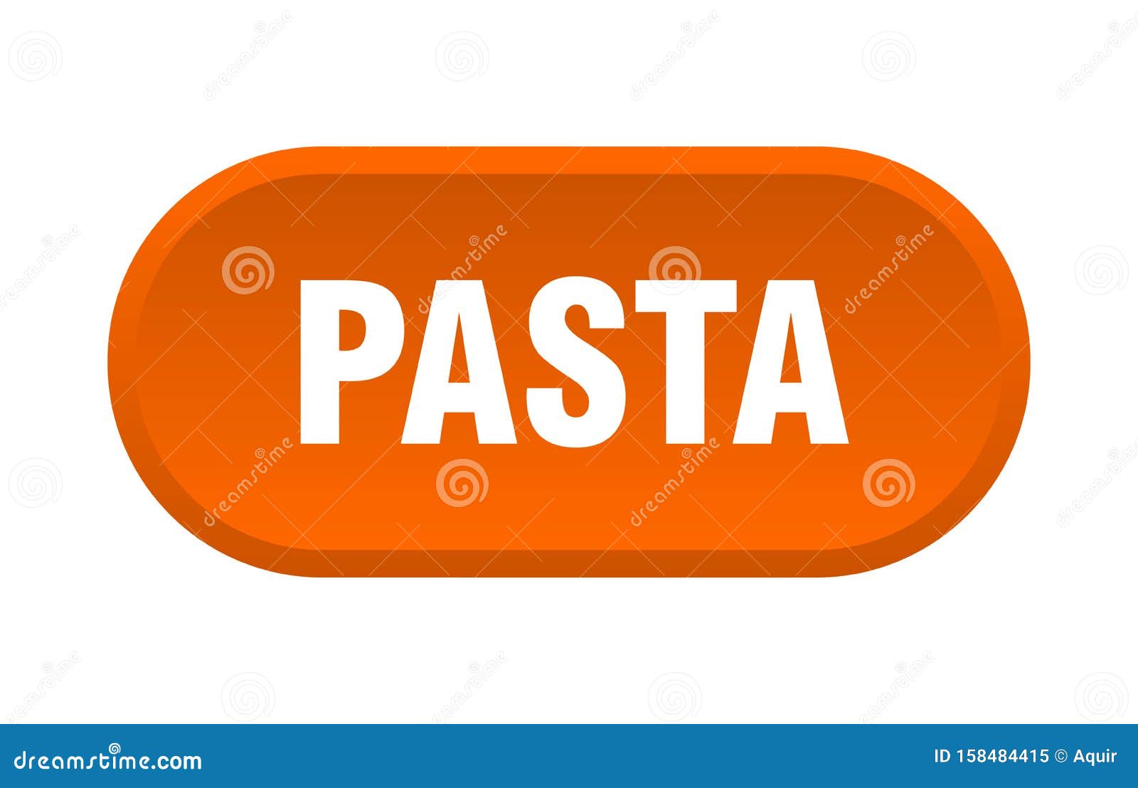 Pasta button stock vector. Illustration of rounded, website - 158484415