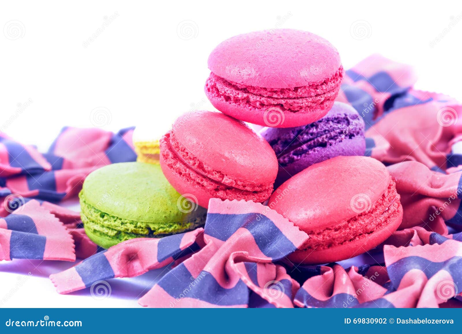 Pasta and cake macaroon stock photo. Image of sugar, macaroon - 69830902