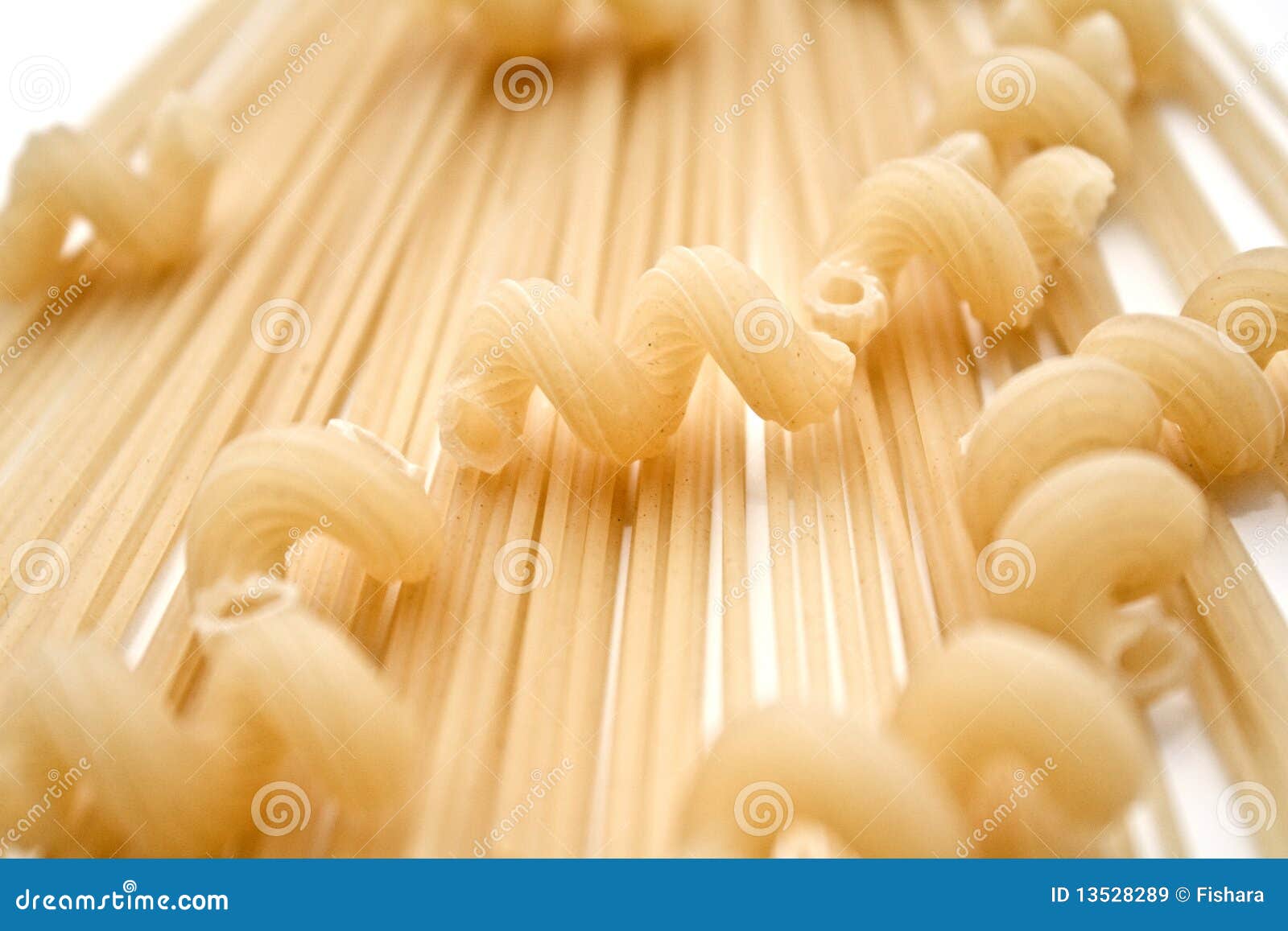 Pasta Cellentani on Long Spaghetti Stock Image - Image of cuisine, long ...