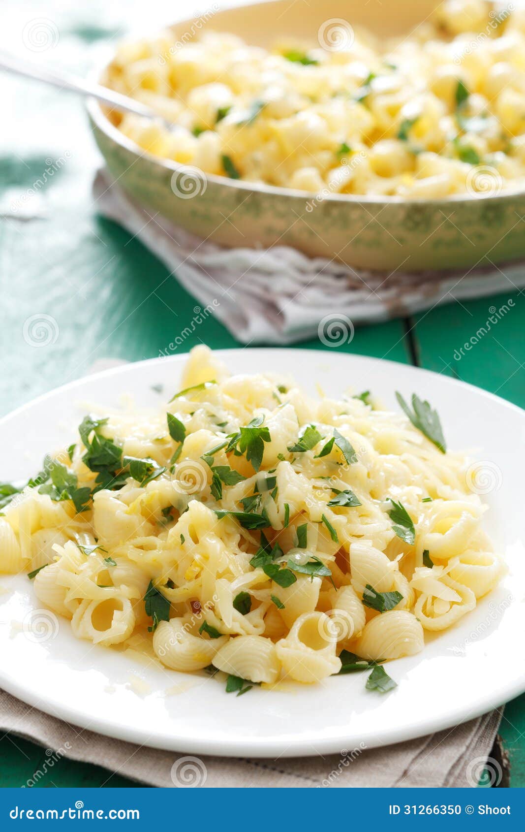 Pasta with Cheese and Lemon Peel Stock Photo - Image of dinner, product ...