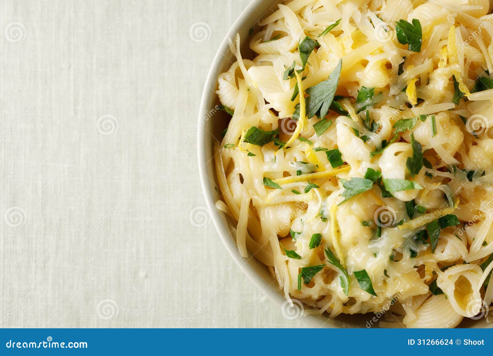 Pasta with Cheese and Lemon Peel Stock Photo - Image of cheese, recipe ...