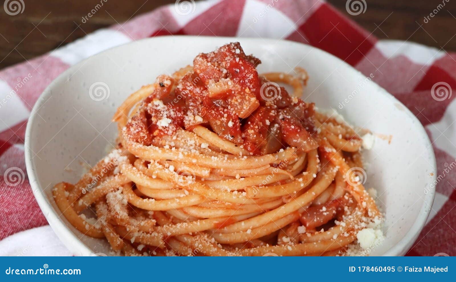 Pasta Closeup of Process of Making Cooking Penne Pasta Stock Image ...