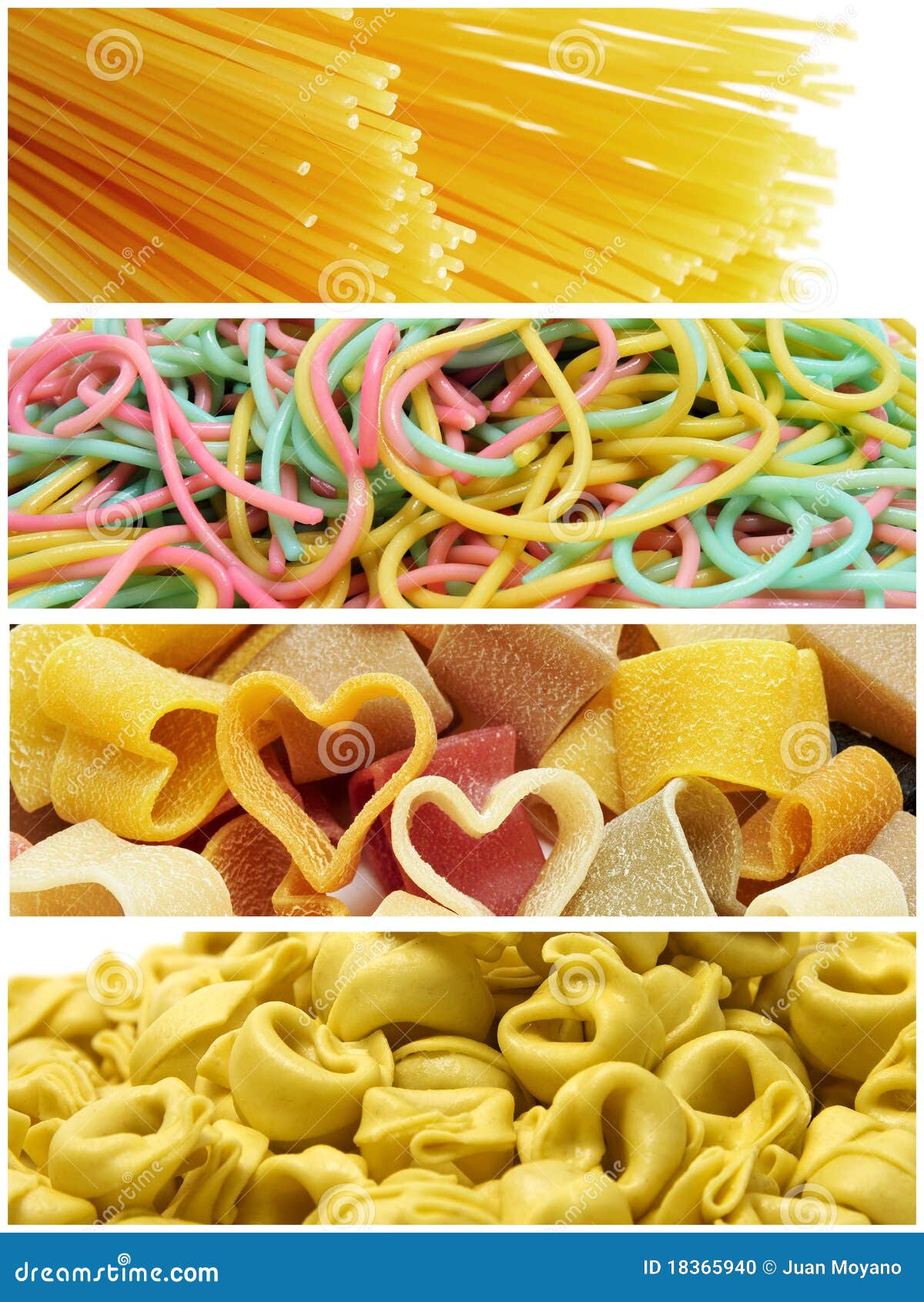 Pasta collage stock photo. Image of heart, healthy, restaurant - 18365940