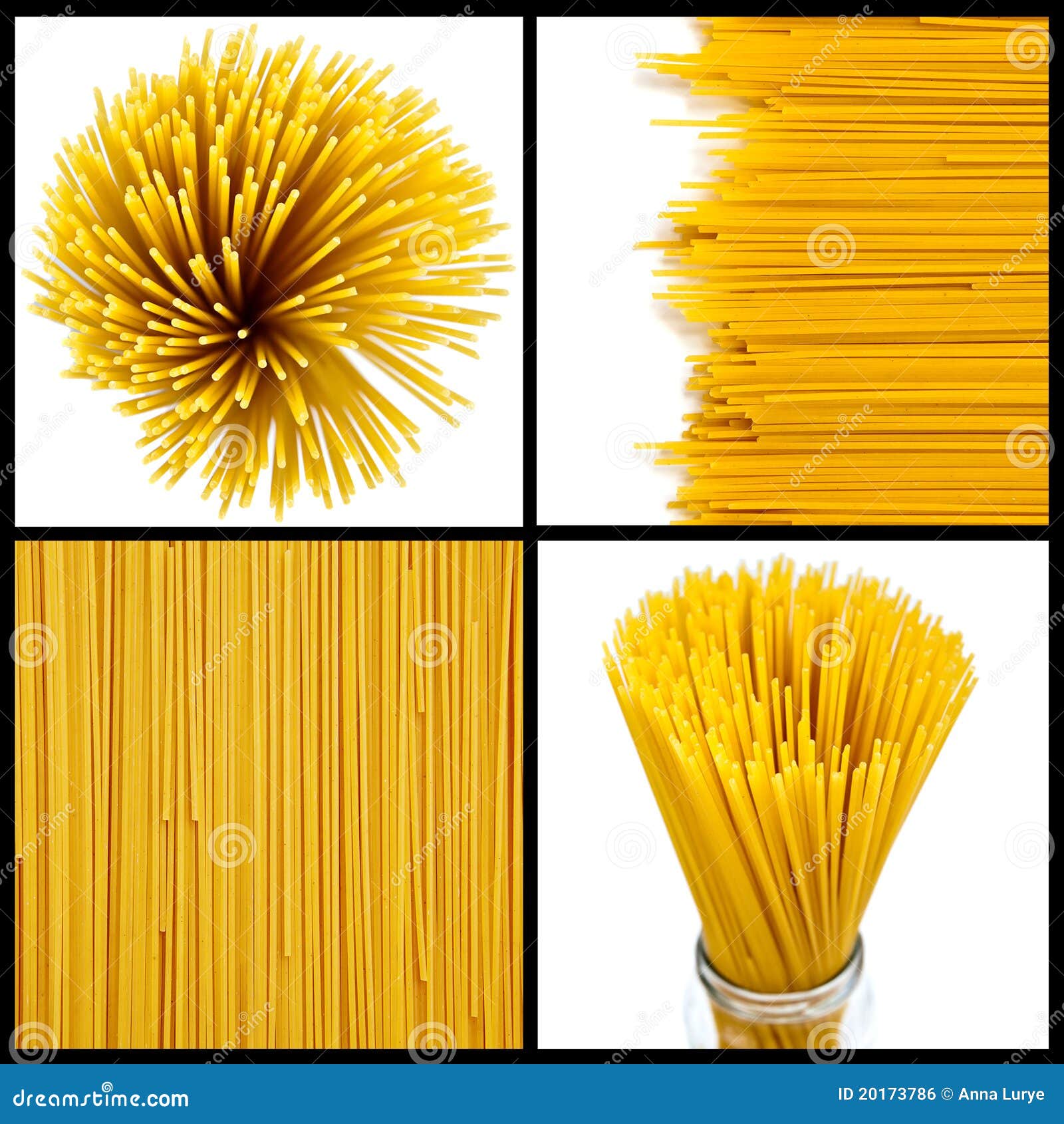 Pasta Collage stock photo. Image of carbohydrates, healthy - 20173786