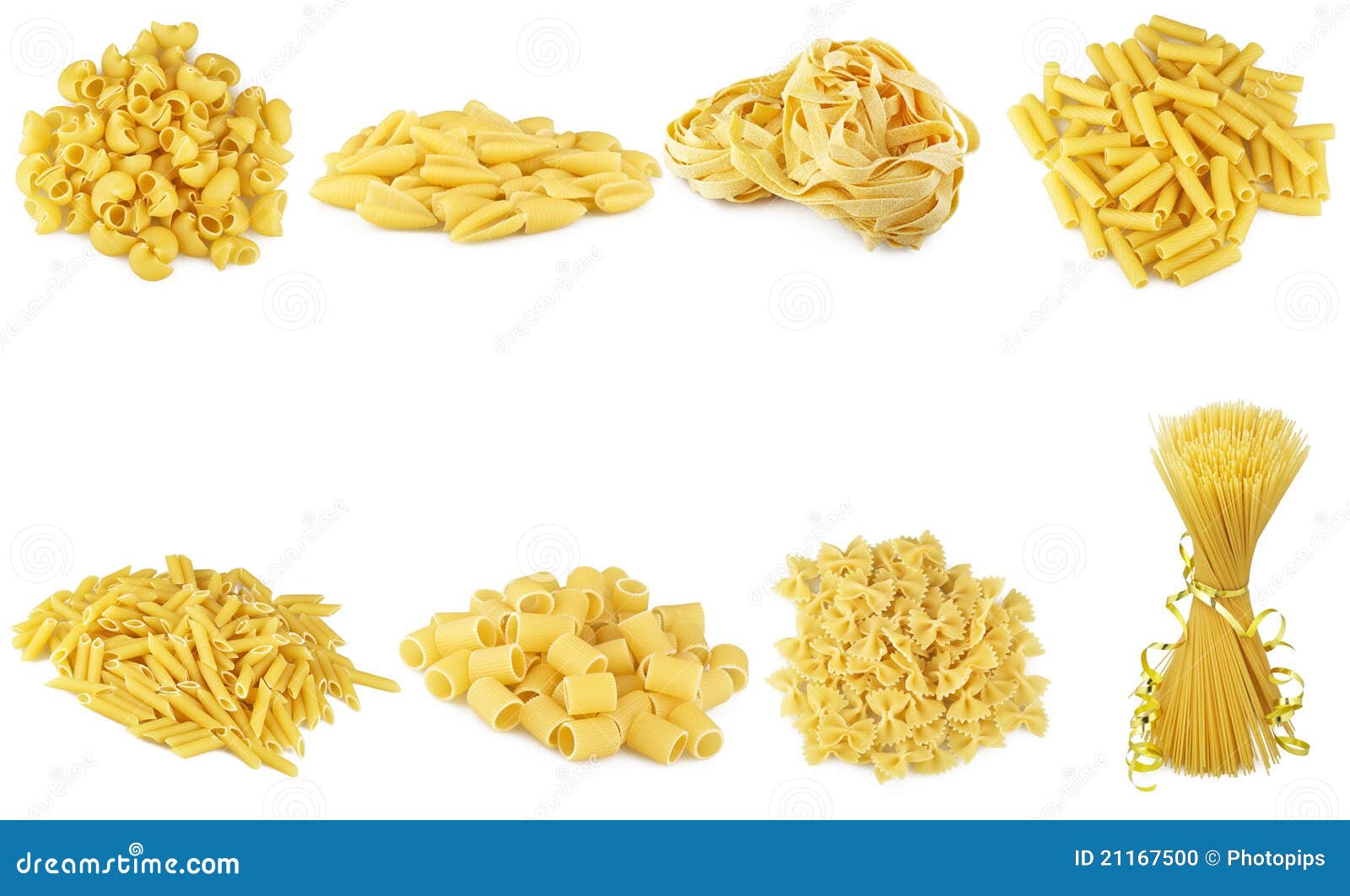 Pasta collage stock photo. Image of portion, arrangement - 21167500