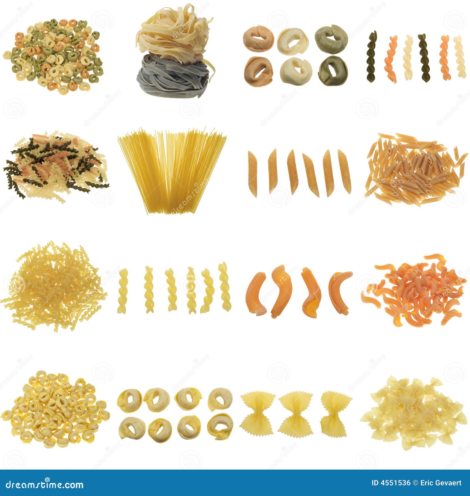 Pasta collection stock photo. Image of italian, health - 4551536