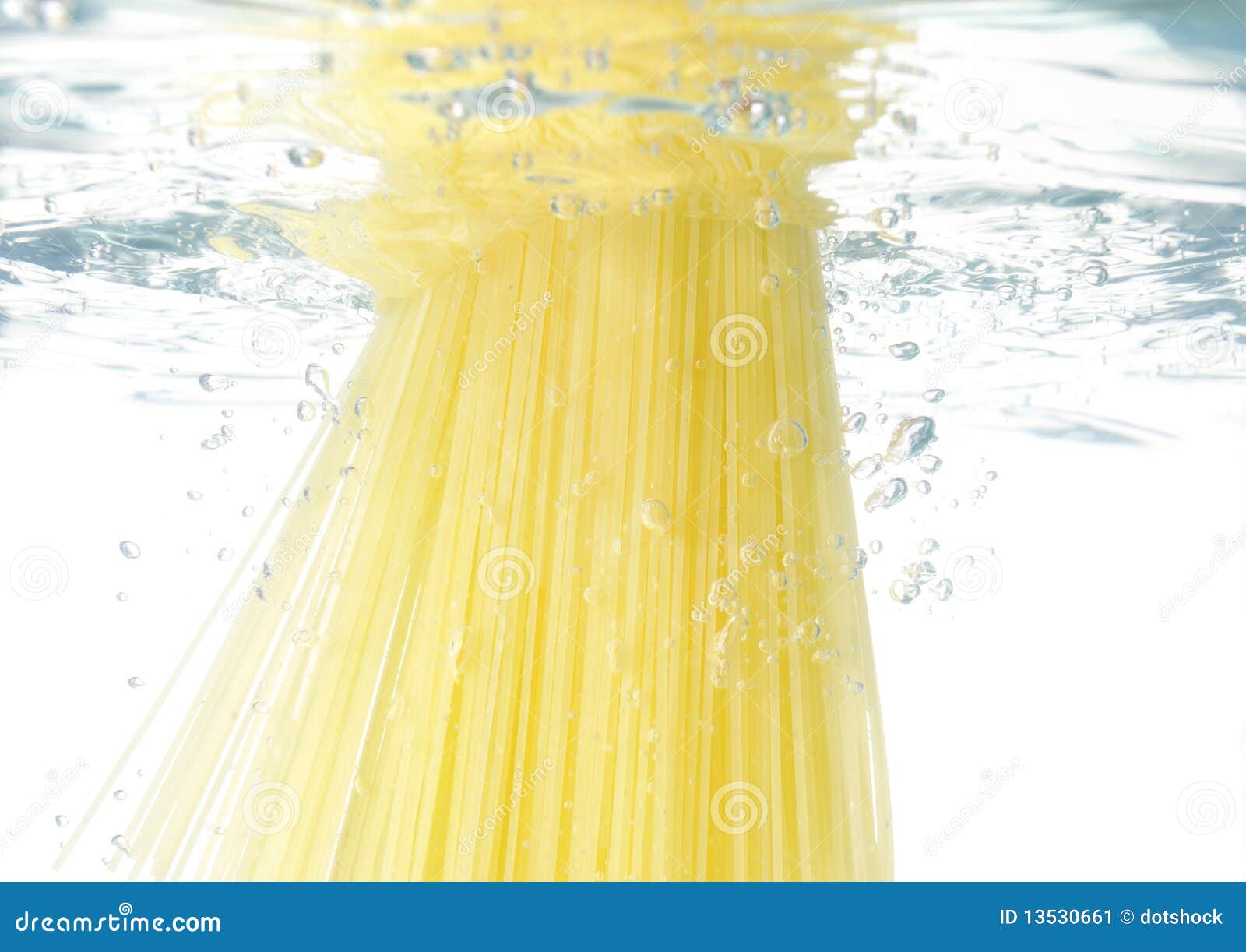 Pasta cooking in water stock image. Image of dried, boil - 13530661