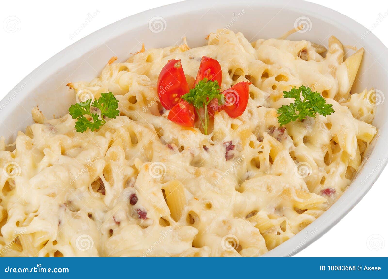 Pasta cotta fotografia stock. Immagine di forno, proteina - 18083668