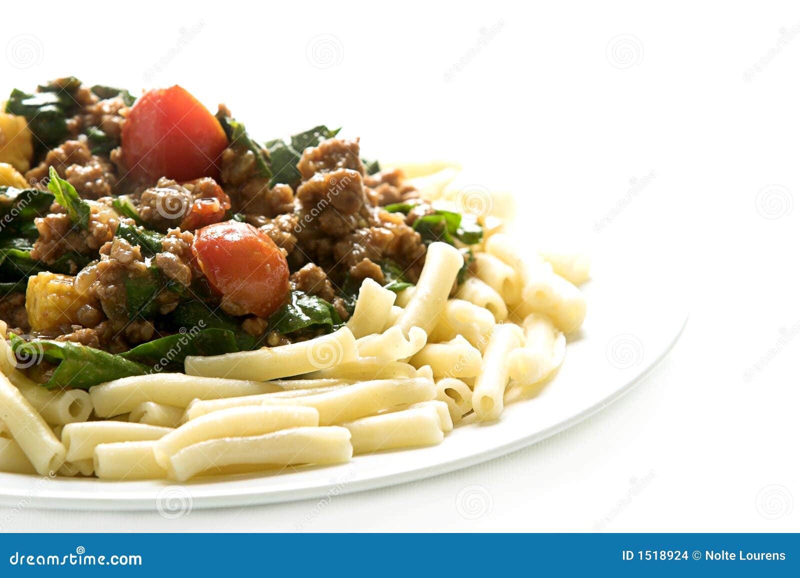 Pasta dish stock photo. Image of delicious, macaroni, health - 1518924
