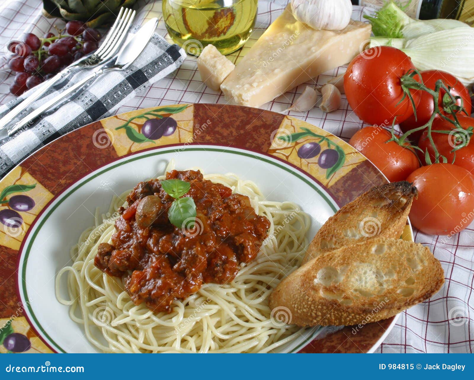 Pasta dish stock image. Image of dish, vegetable, garlic - 984815