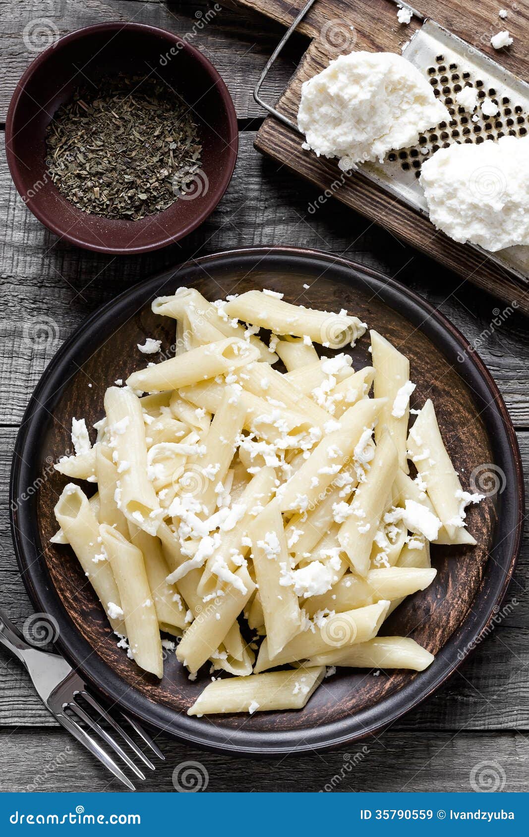 Pasta dish stock image. Image of fettuccine, lunch, mediterranean ...