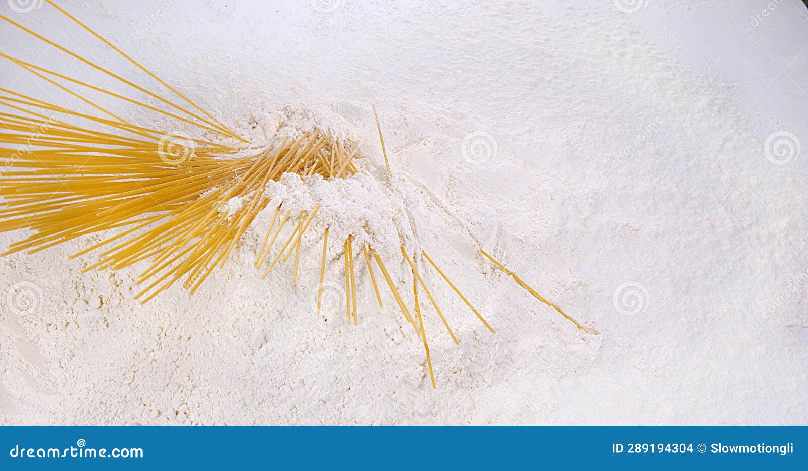 Pasta Falling on Flour Against White Background Stock Photo - Image of ...