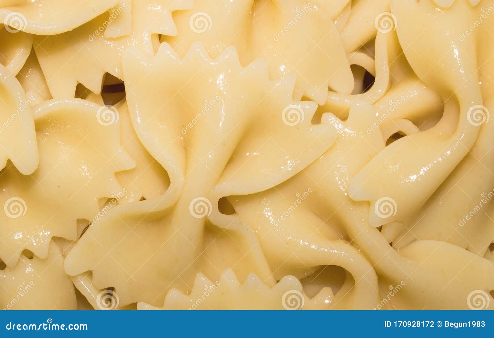 Pasta in the Form of a Butterfly. Stock Photo - Image of close, lunch ...