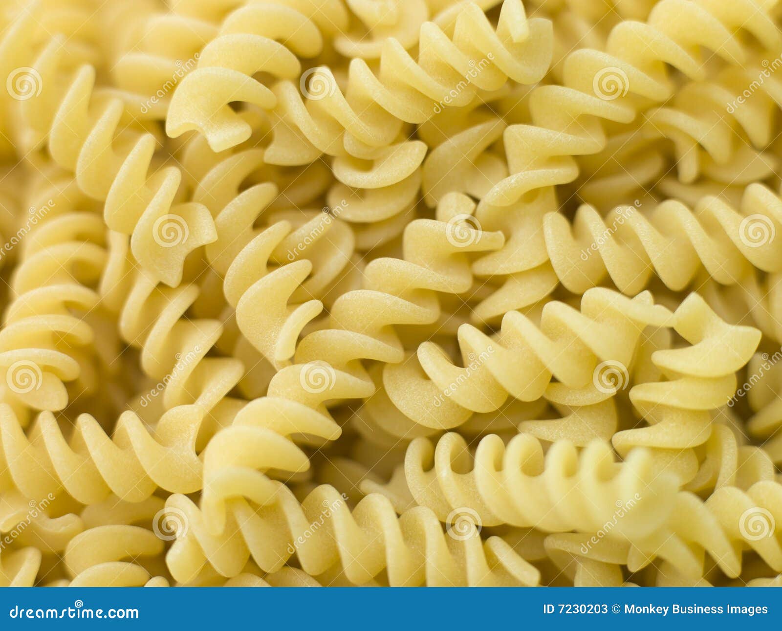 Pasta Fusilli With Fresh Garlic And Rocket Leaves, Spanish Chorizo ...