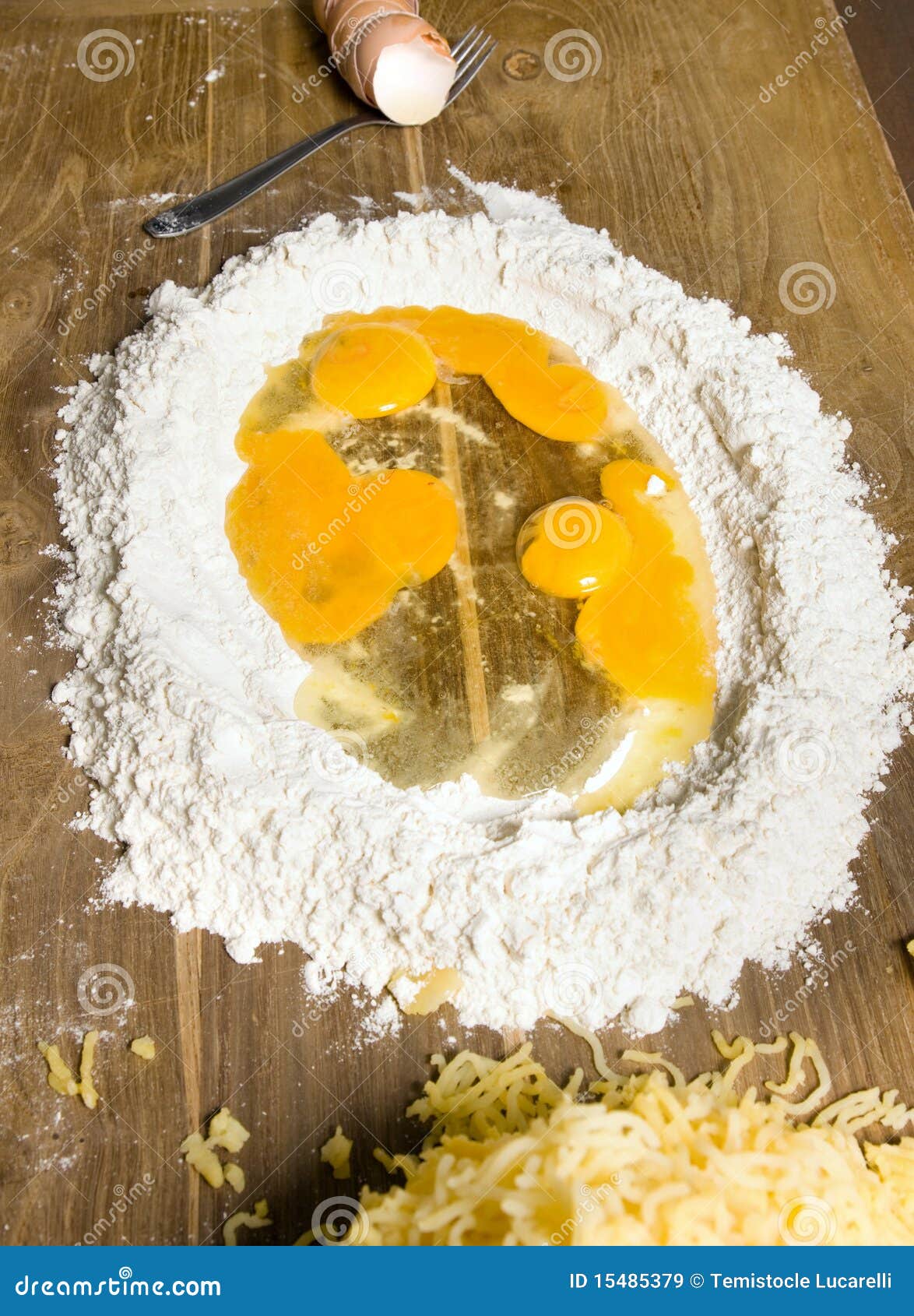 Pasta ingredients stock image. Image of home, making - 15485379