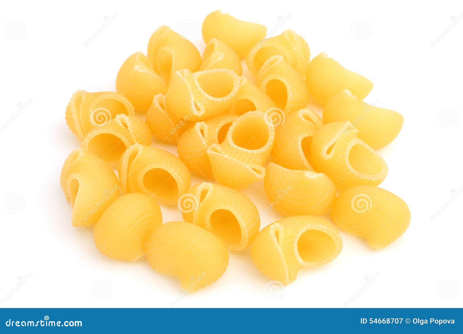 Pasta Italiana (Gomiti Rigati) Immagine Stock - Immagine di culinario ...