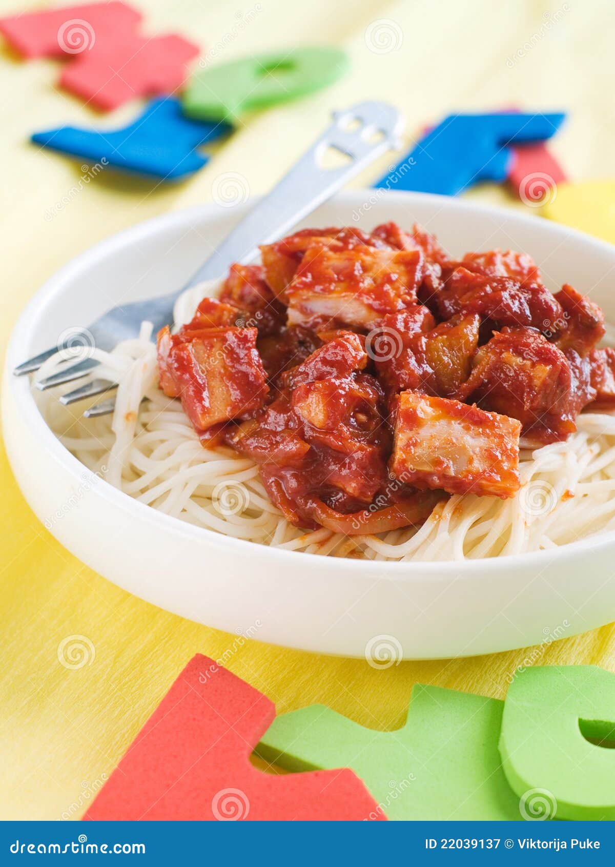 Pasta for kids stock image. Image of bowl, kids, spaghetti - 22039137