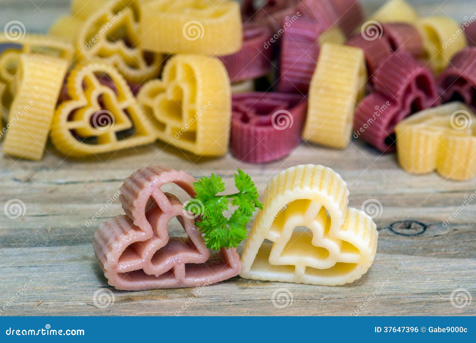 Pasta in love stock photo. Image of macro, closeup, wheat - 37647396