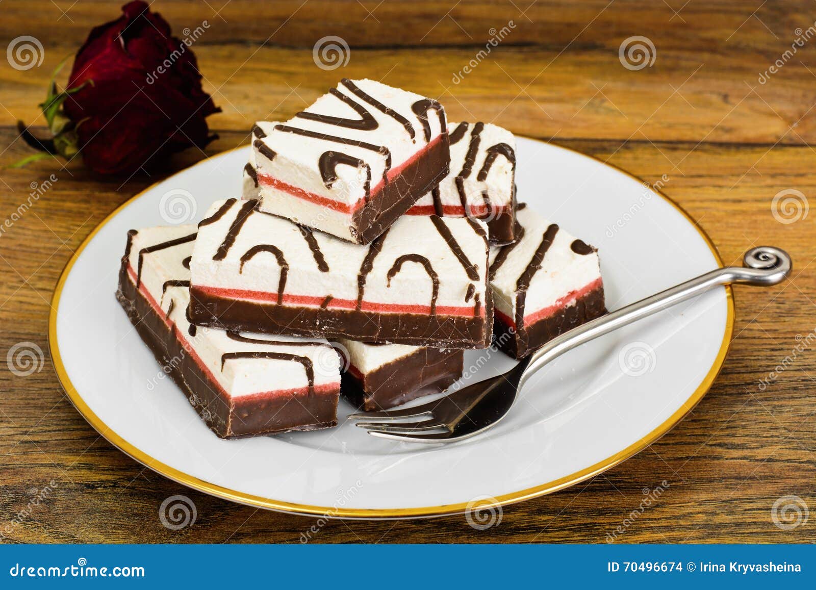 Pasta, Marshmallow Sticks with Cranberries and Chocolate Stock Photo ...