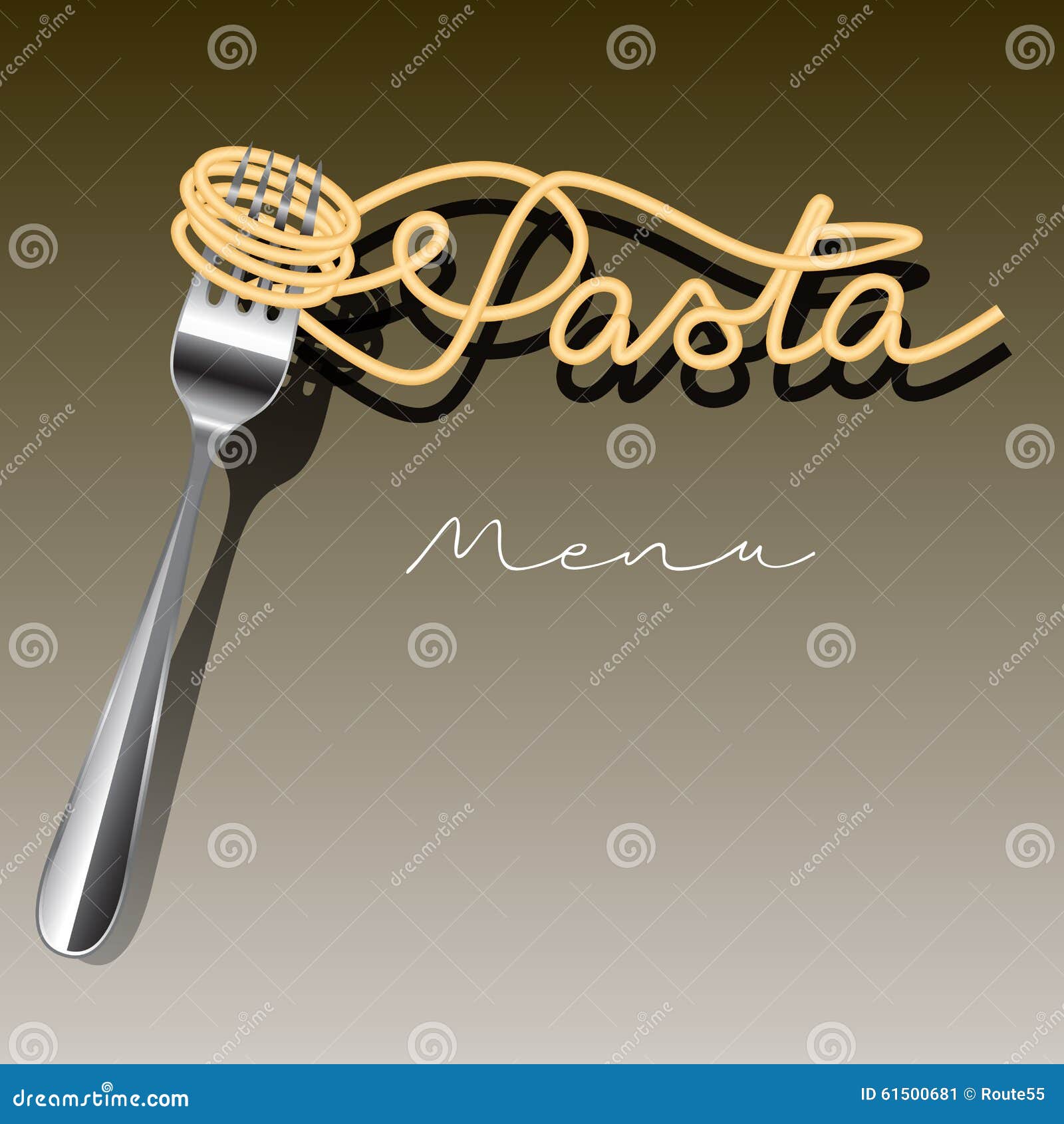 Pasta menu design stock illustration. Illustration of delicious - 61500681