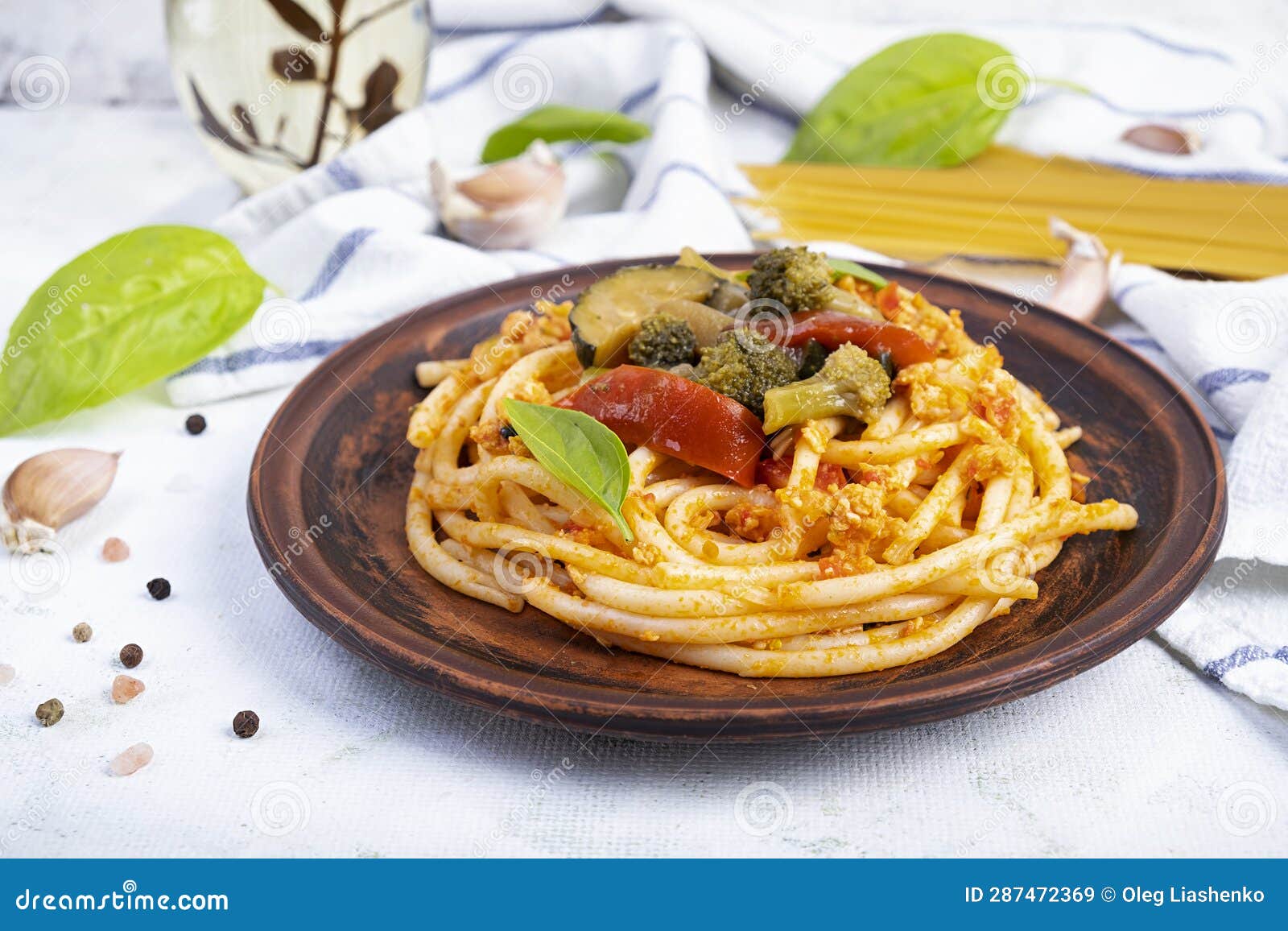 Pasta with Minced Chicken and Stir-fry Vegetables. Chicken Spaghetti ... Pasta with Minced Chicken and Stir-fry Vegetables. Chicken Spaghetti ...