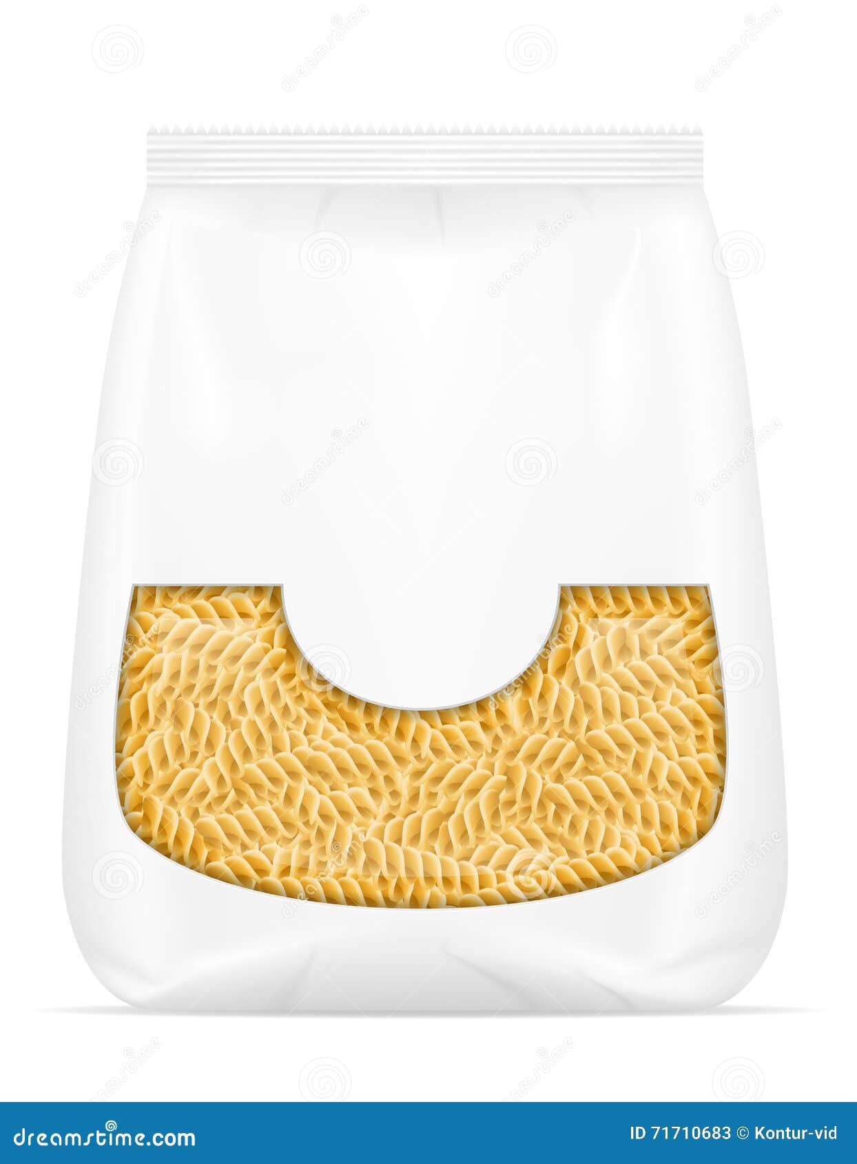 Pasta in Packaging Vector Illustration Stock Vector - Illustration of ...