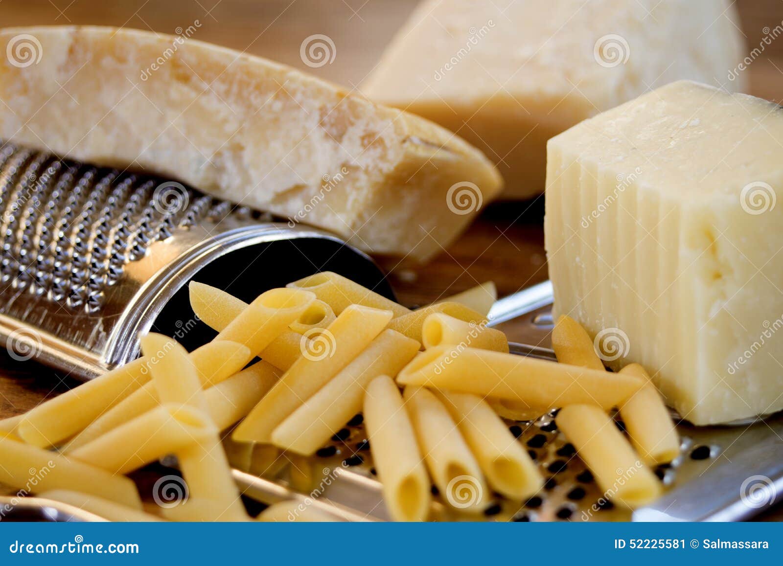 Pasta and Parmesan To Grate Stock Image - Image of parmigiano, food ...