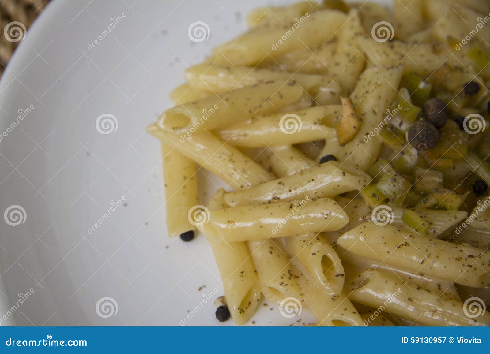 Pasta penne with cheese stock image. Image of gobetti - 59130957