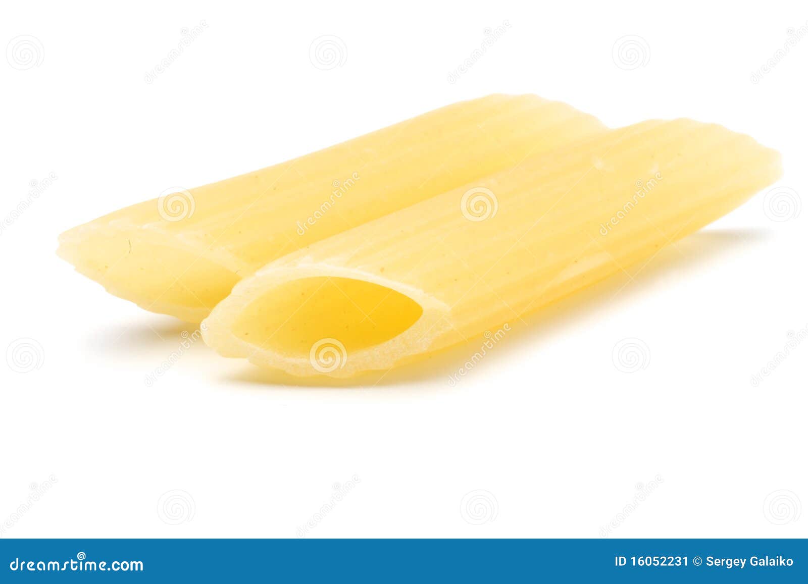 Pasta - penne rigate. stock image. Image of italian, uncooked - 16052231