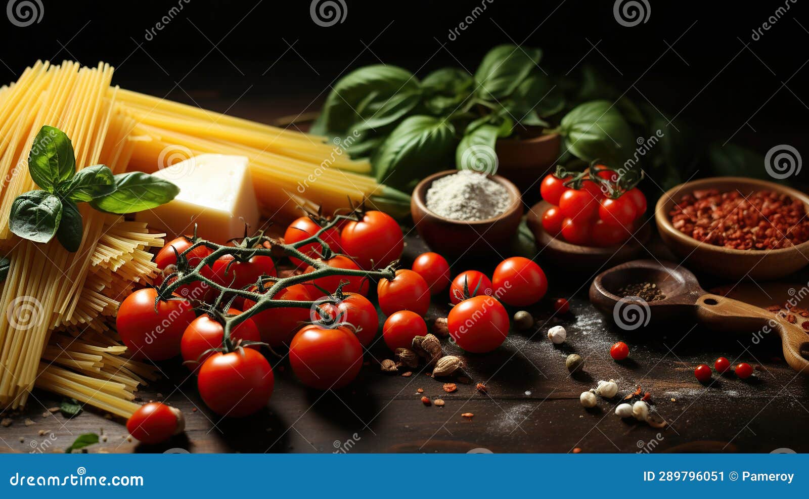 Pasta Perfection. Essential Ingredients for Authentic Flavor Stock ...