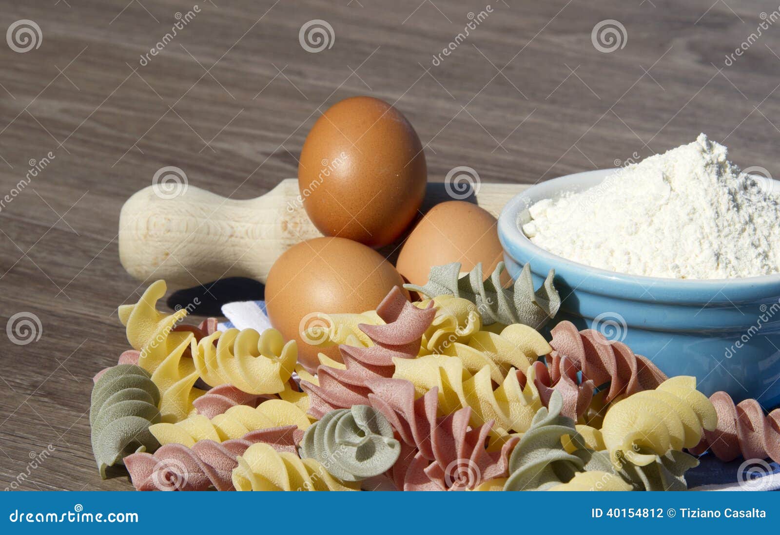 Pasta stock photo. Image of eggs, flour, healthy, natural - 40154812