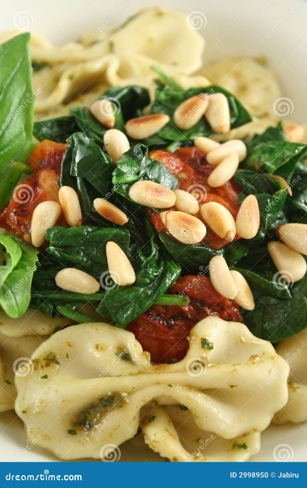 Pasta with Pine Nuts 3 stock photo. Image of good, delicious - 2998950