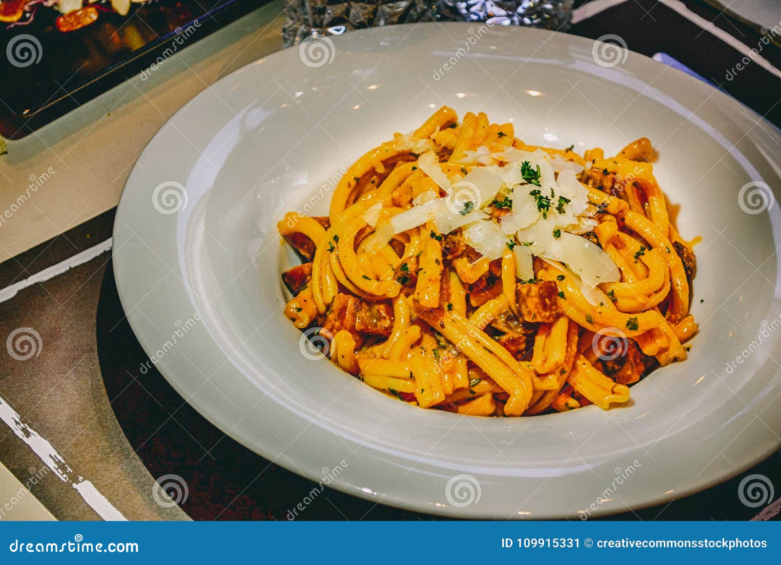 Pasta On A Plate Picture. Image: 109915331
