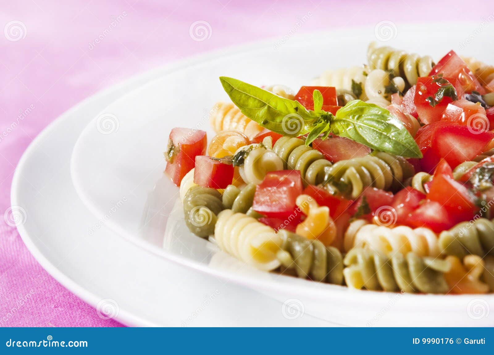 Pasta primavera stock photo. Image of mediterranean, fusilli - 9990176