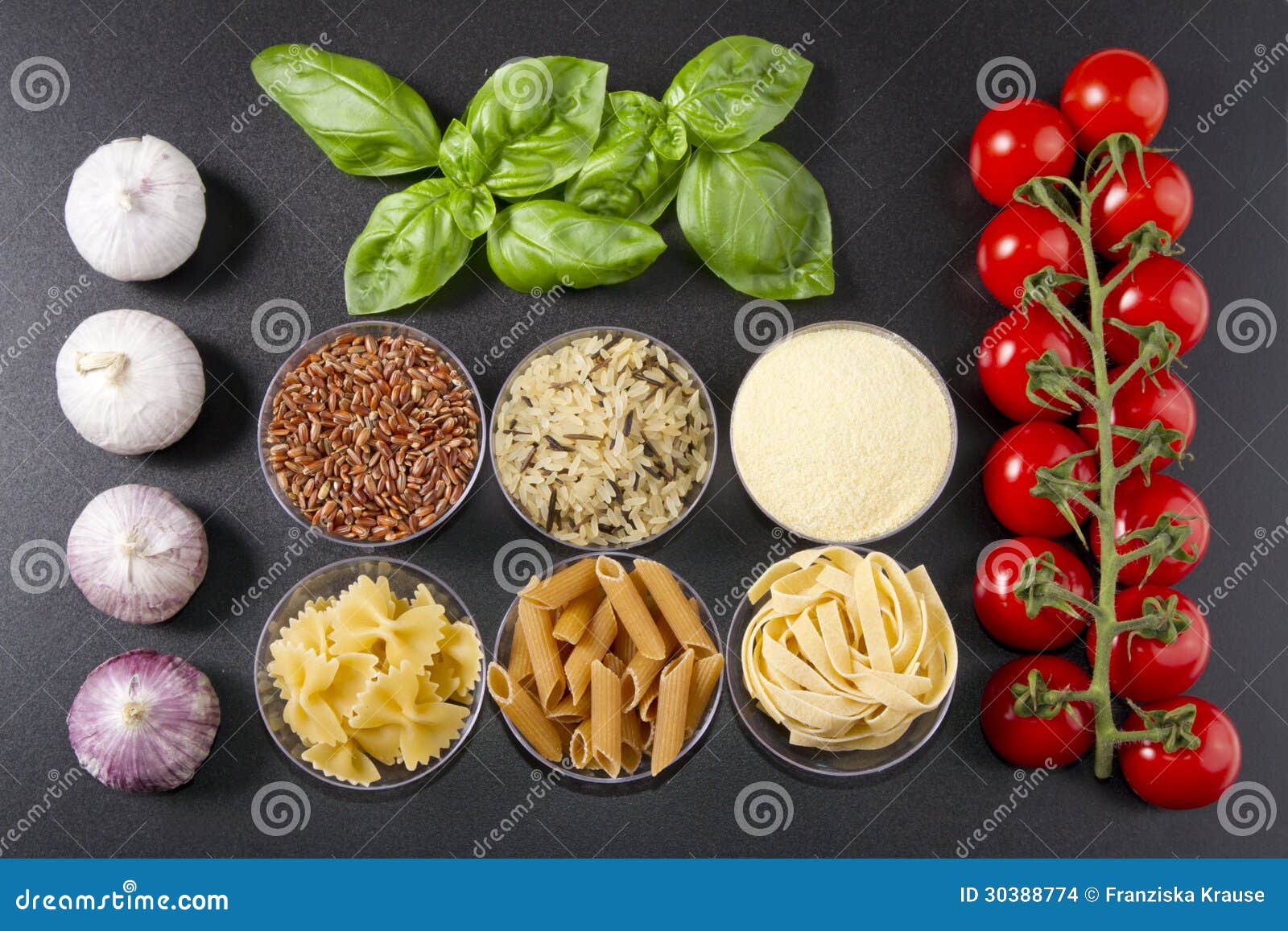 Pasta Rice Bread Cereal Stock Photography | CartoonDealer.com #89462