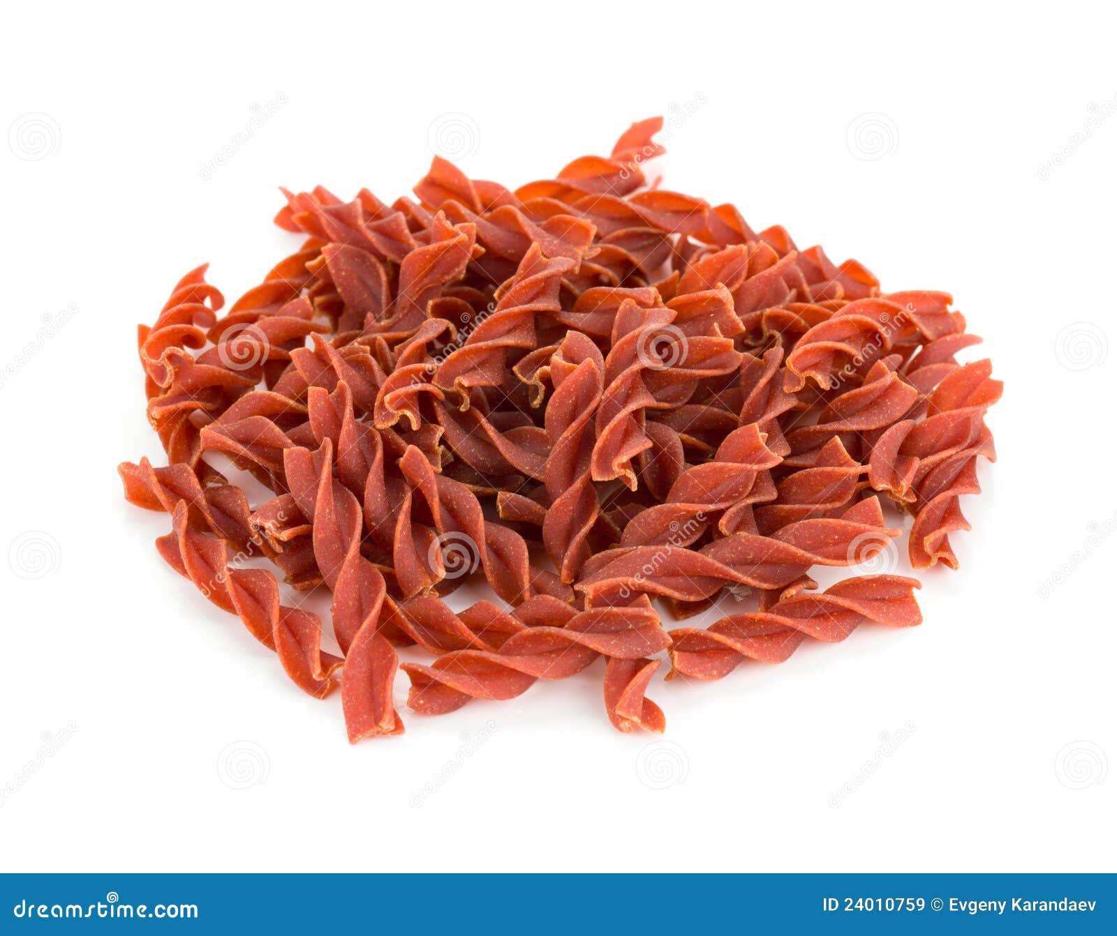 Pasta rossa immagine stock. Immagine di studio, sano - 24010759