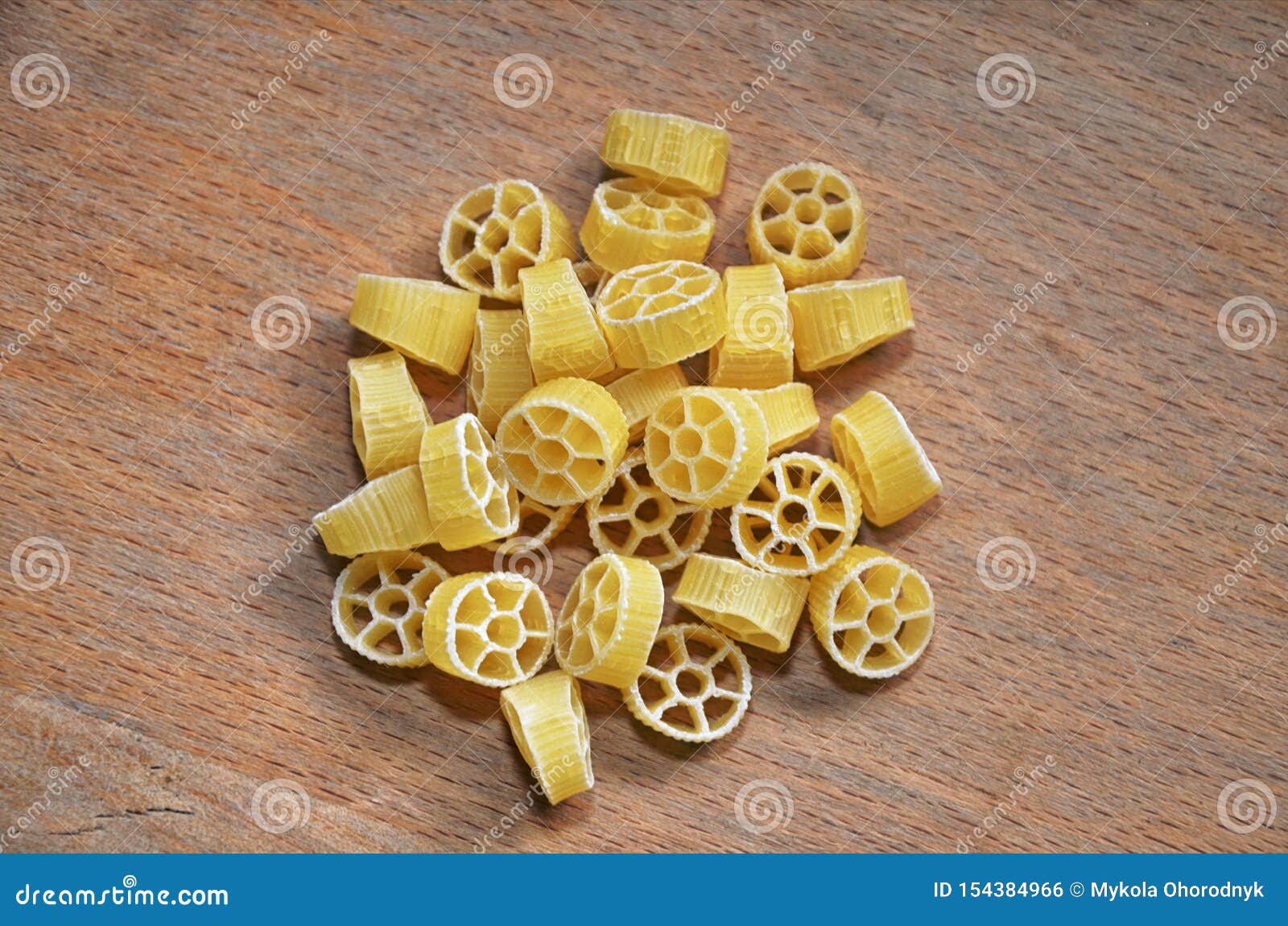 Pasta are Scattered on a Table Stock Photo - Image of portion ...