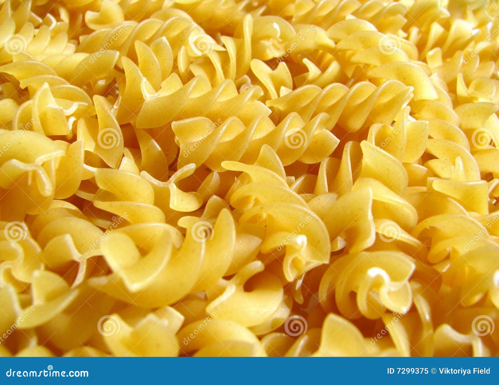 Pasta screws stock image. Image of diet, carbohydrates - 7299375