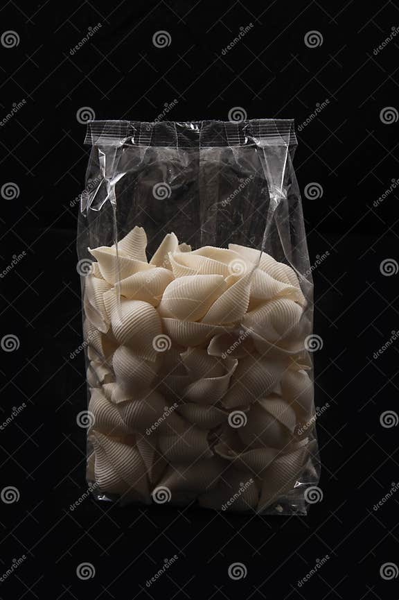 Pasta in the Shape of a Shell . Shell Pasta in Beautiful Packaging ...