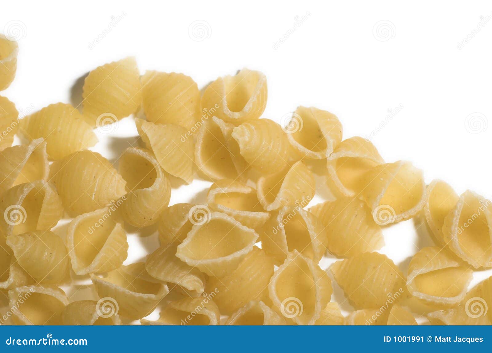 Pasta Shells stock image. Image of semolina, isolate, durham - 1001991